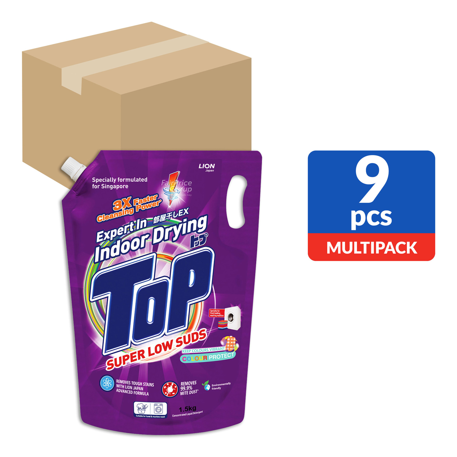 Top Concentrated Liquid Detergent Refill - Super Low Suds | NTUC FairPrice