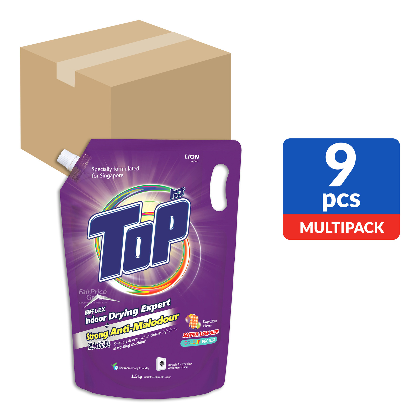 Top Concentrated Liquid Detergent Refill - Super Low Suds | NTUC FairPrice