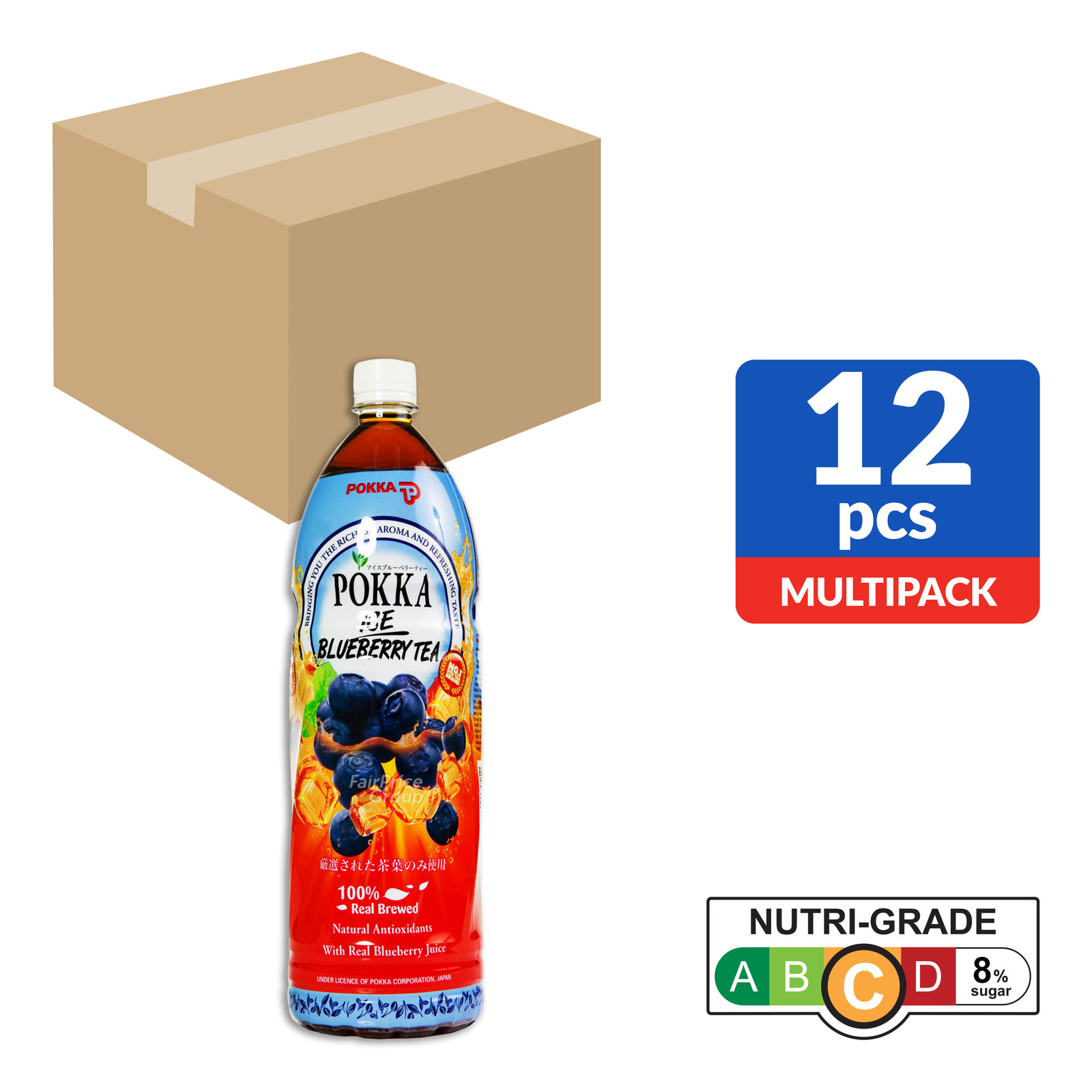 Pokka Bottle Drink - Blueberry Tea | NTUC FairPrice