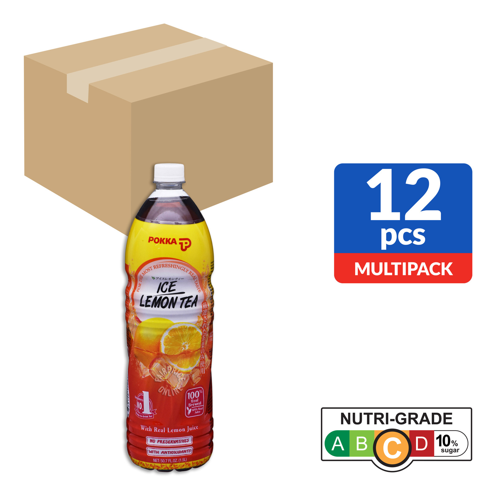Pokka Bottle Drink - Ice Lemon Tea | NTUC FairPrice
