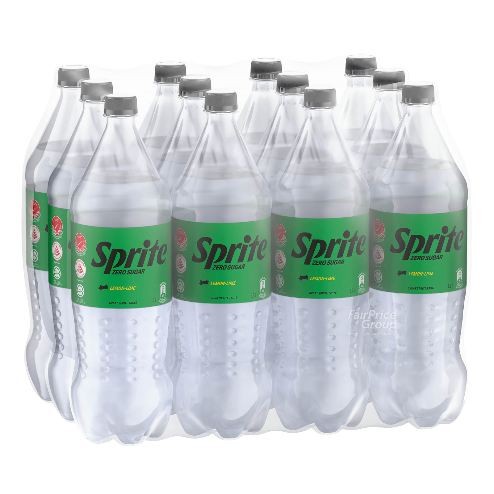 Sprite Sparkling Lemon Lime Bottle Drink - Zero Sugar | NTUC FairPrice