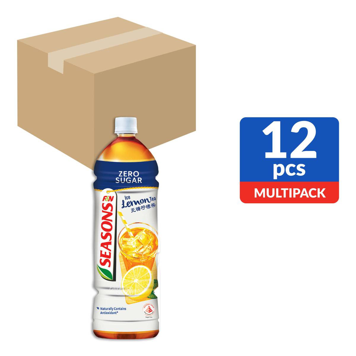 F&N Seasons Bottle Drink - Ice Lemon Tea (Zero Sugar) | NTUC FairPrice