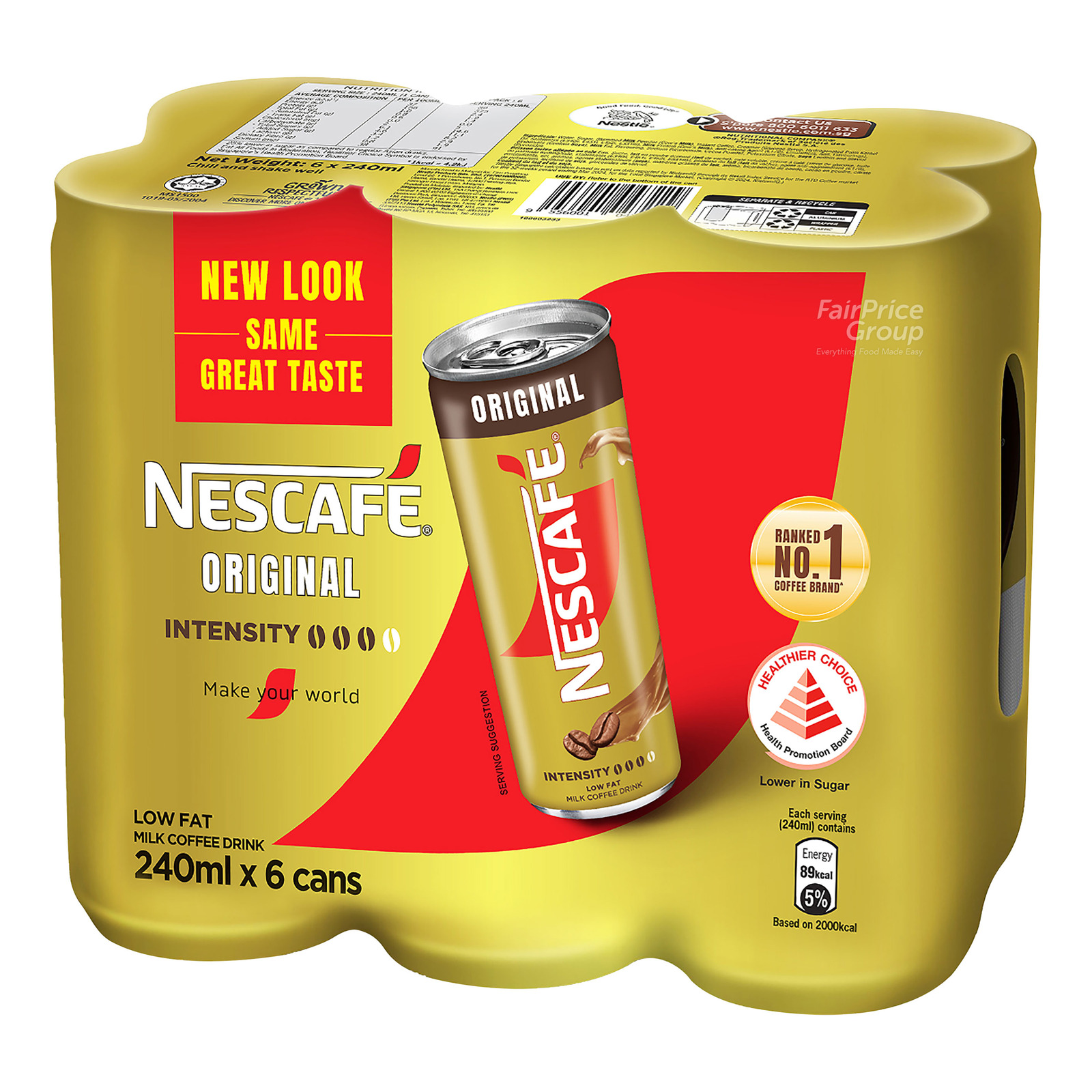 Nescafe Milk Coffee Can Drink - Original | NTUC FairPrice