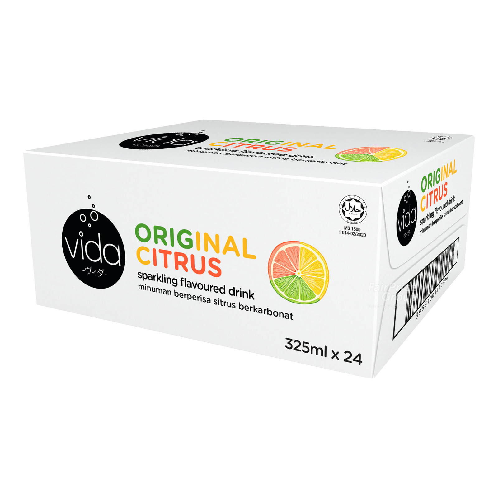 Vida Zero Sparkling Flavoured Drink - Citrus | NTUC FairPrice