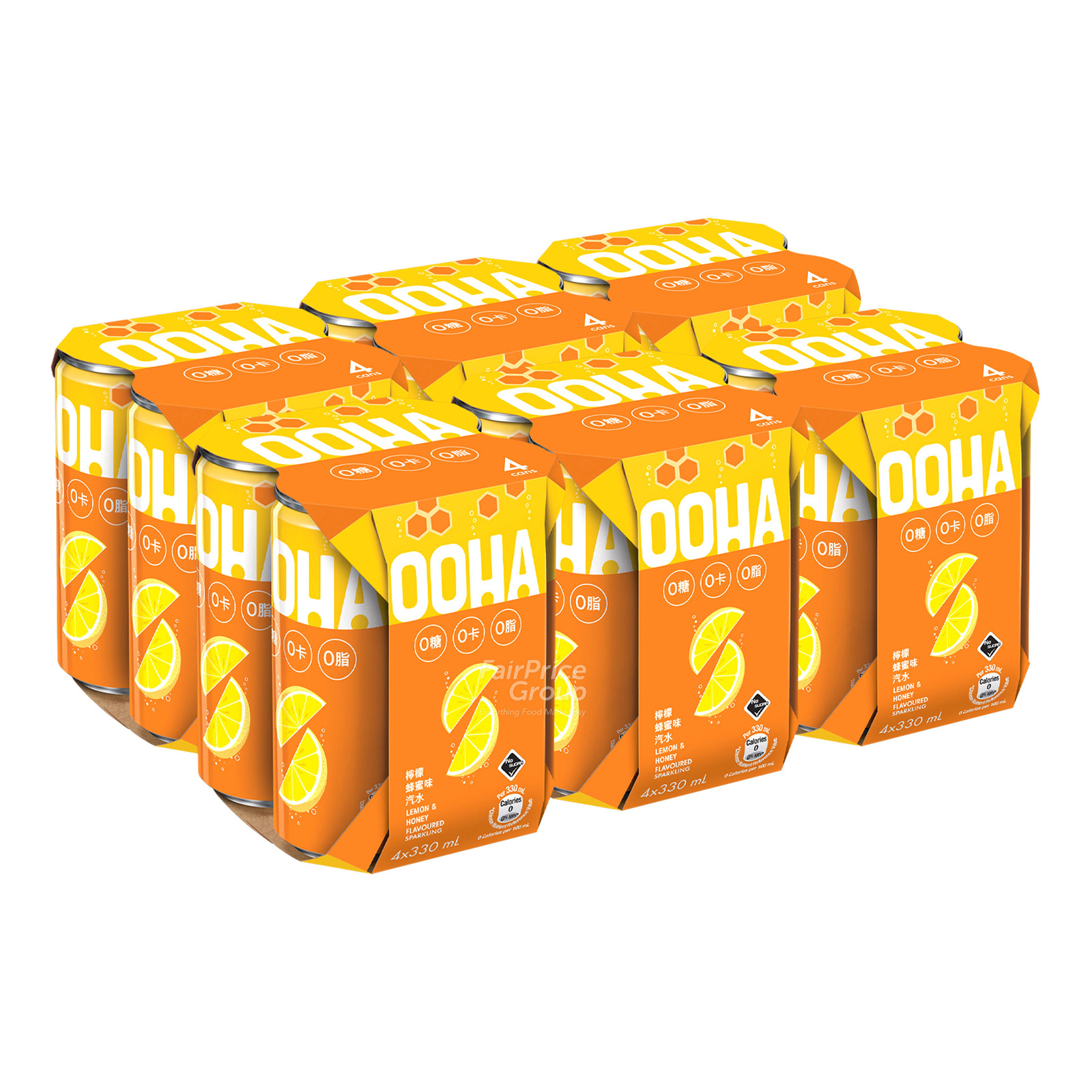 Ooha Sparkling Drink - Lemon & Honey | NTUC FairPrice