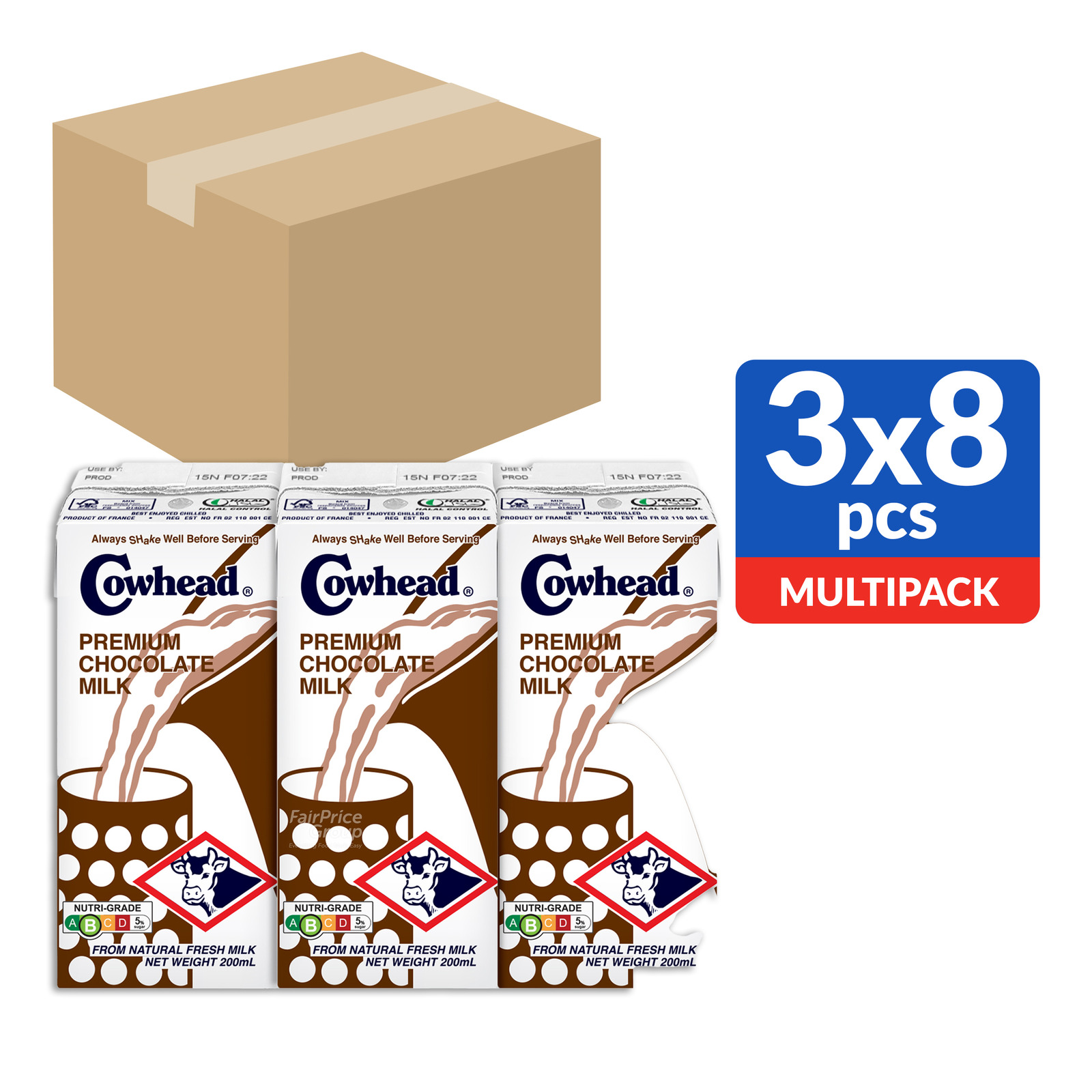 Cowhead UHT Milk - Chocolate | NTUC FairPrice