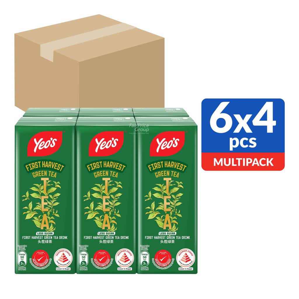 Yeo's Packet Drink - First Harvest Green Tea Less Sugar | NTUC FairPrice