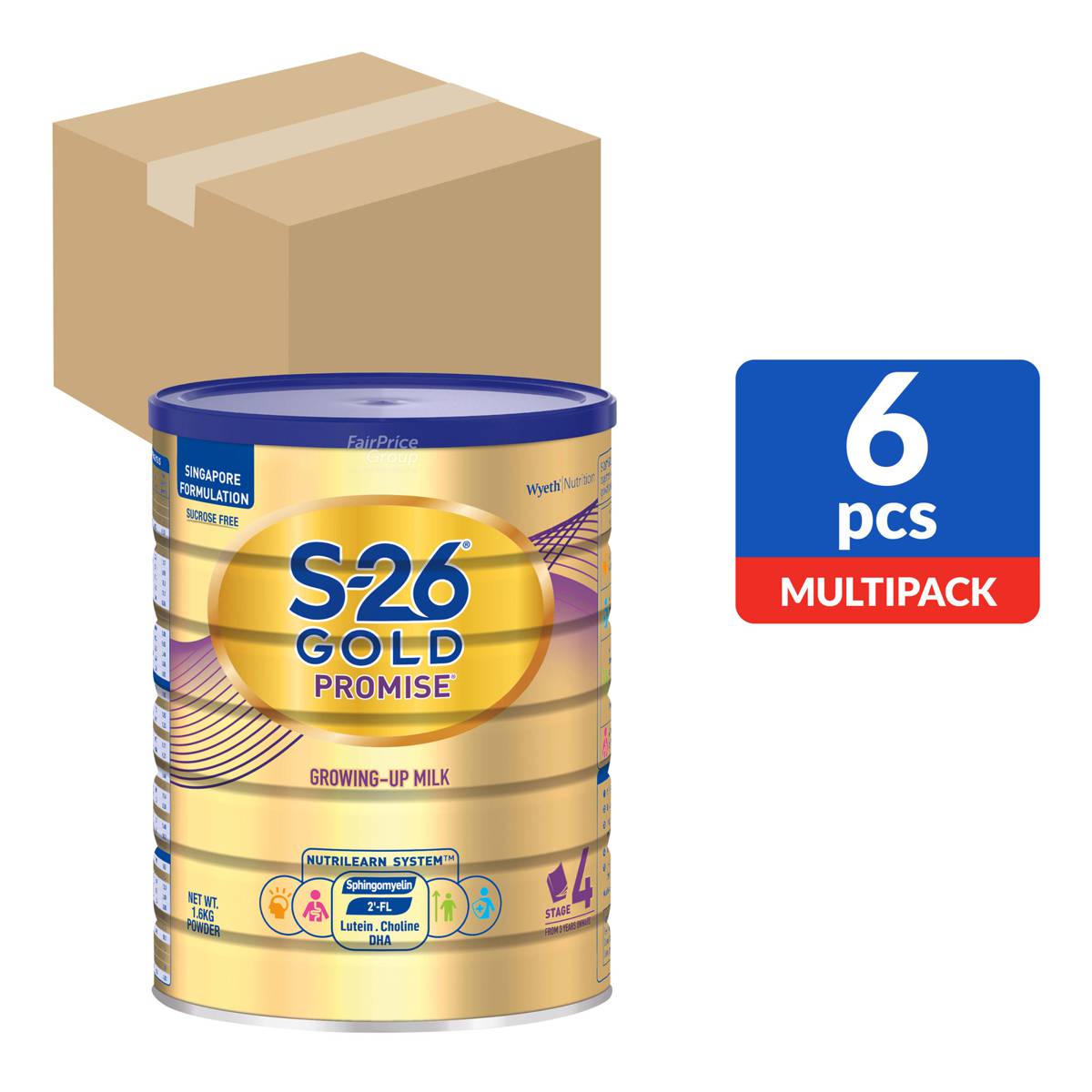 Wyeth S26 Promise Gold Grow Up Milk Formula - Stage 4 | NTUC FairPrice