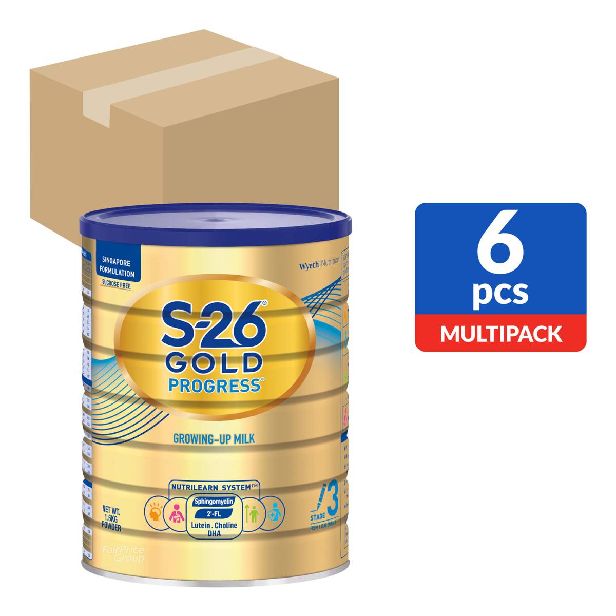 Wyeth S26 Progress Gold Grow Up Milk Formula - Step 3 | NTUC FairPrice