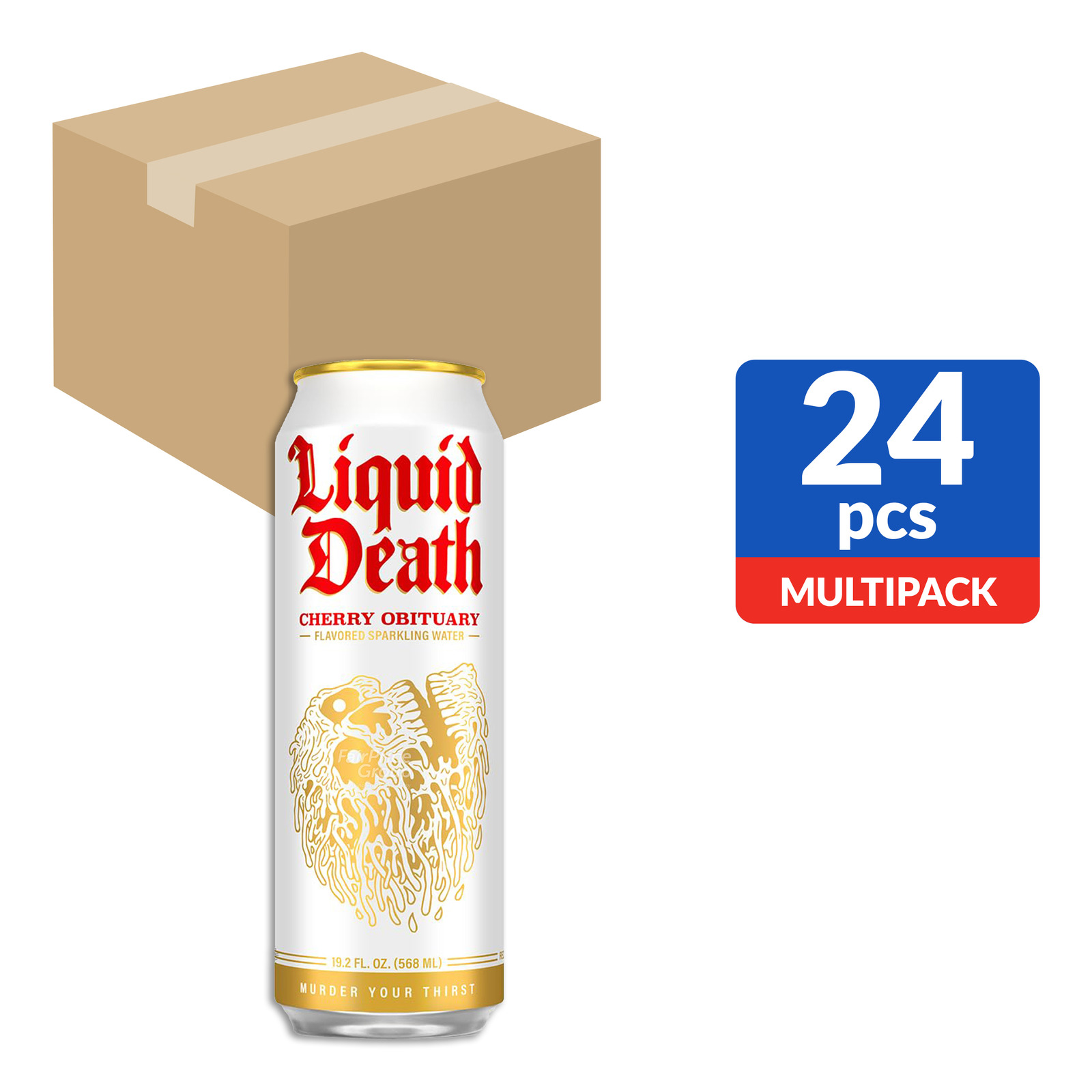 Liquid Death Sparkling Water - Cherry | NTUC FairPrice