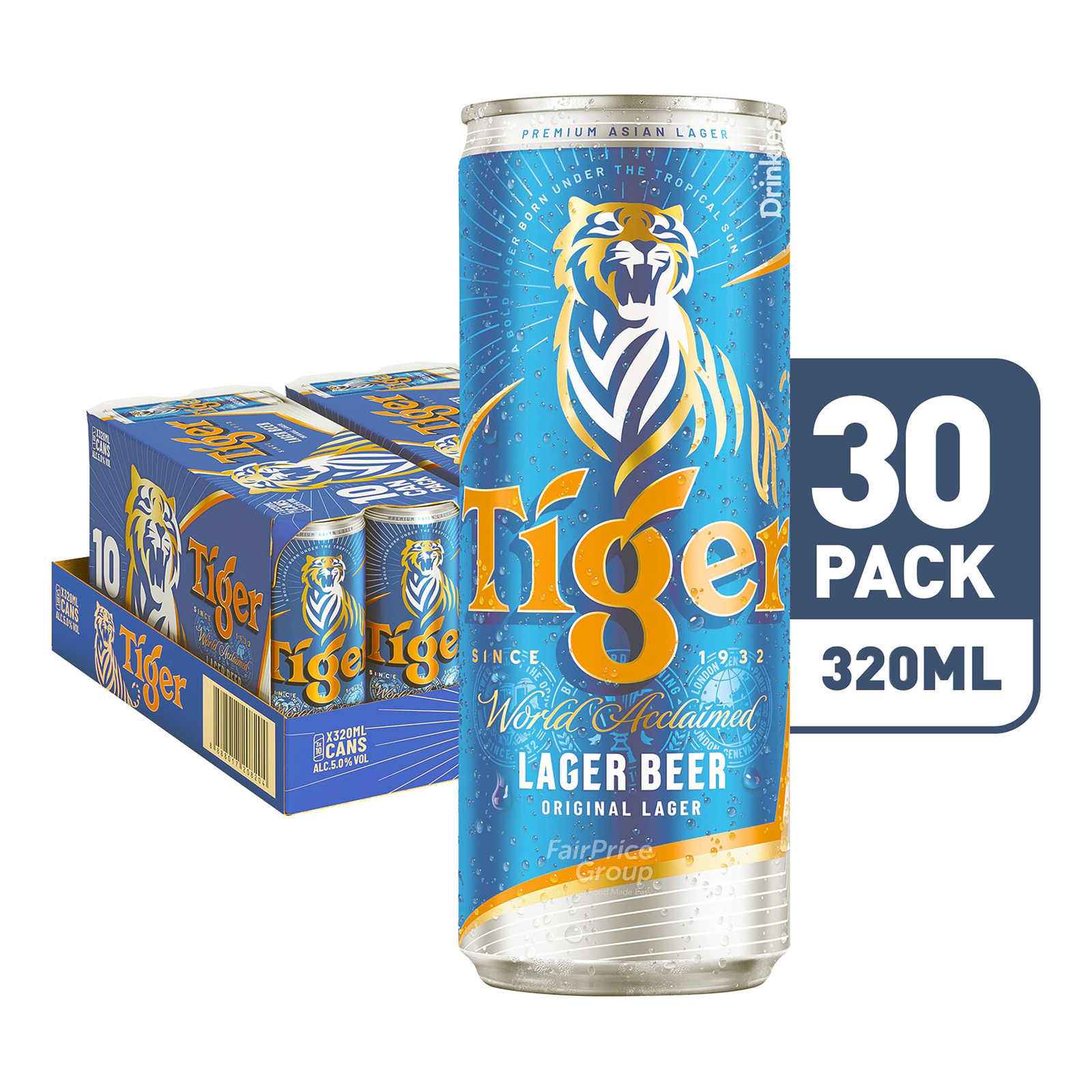 Tiger Lager Beer Can | NTUC FairPrice