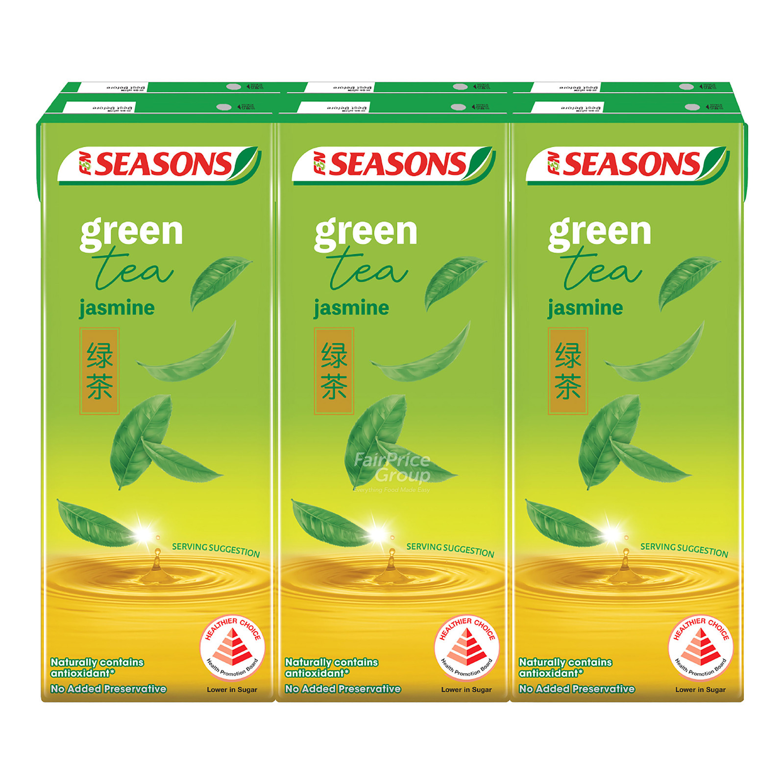 F&N Seasons Packet Drink - Jasmine Green Tea | NTUC FairPrice