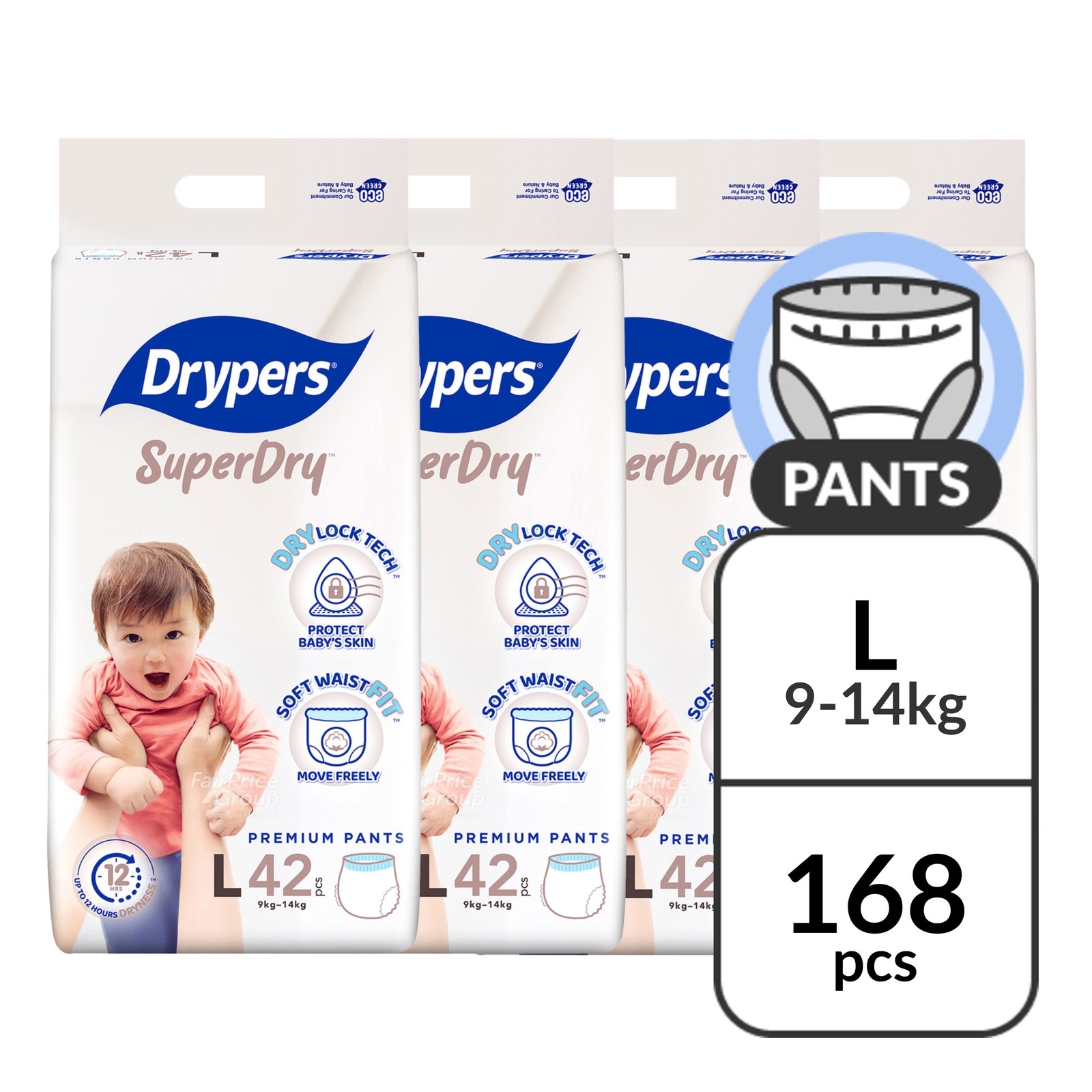 Drypers Superdry Premium Pants - L | NTUC FairPrice