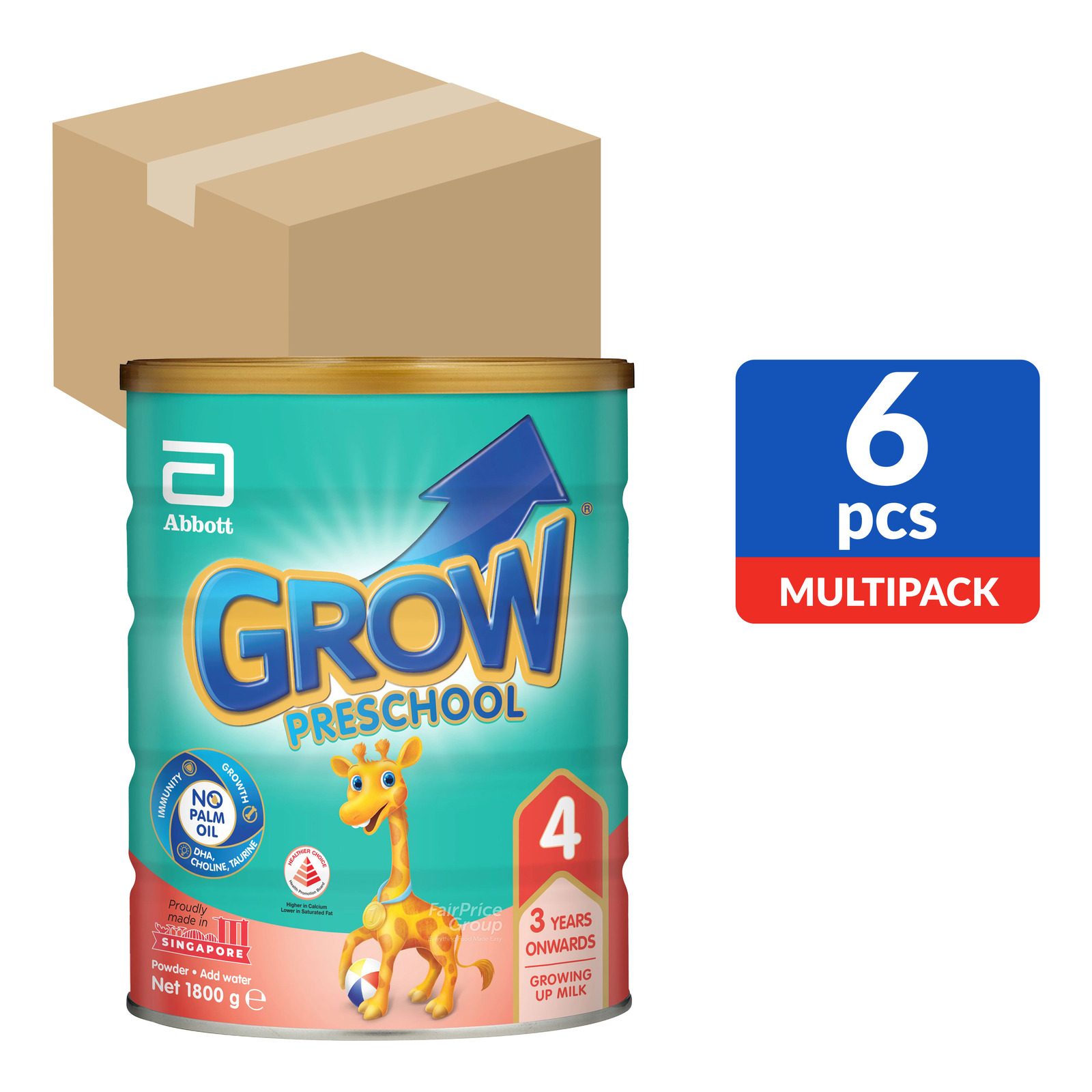 Abbott Grow Preschool Stage 4 Milk Formula – 3 Years Onwards | NTUC ...