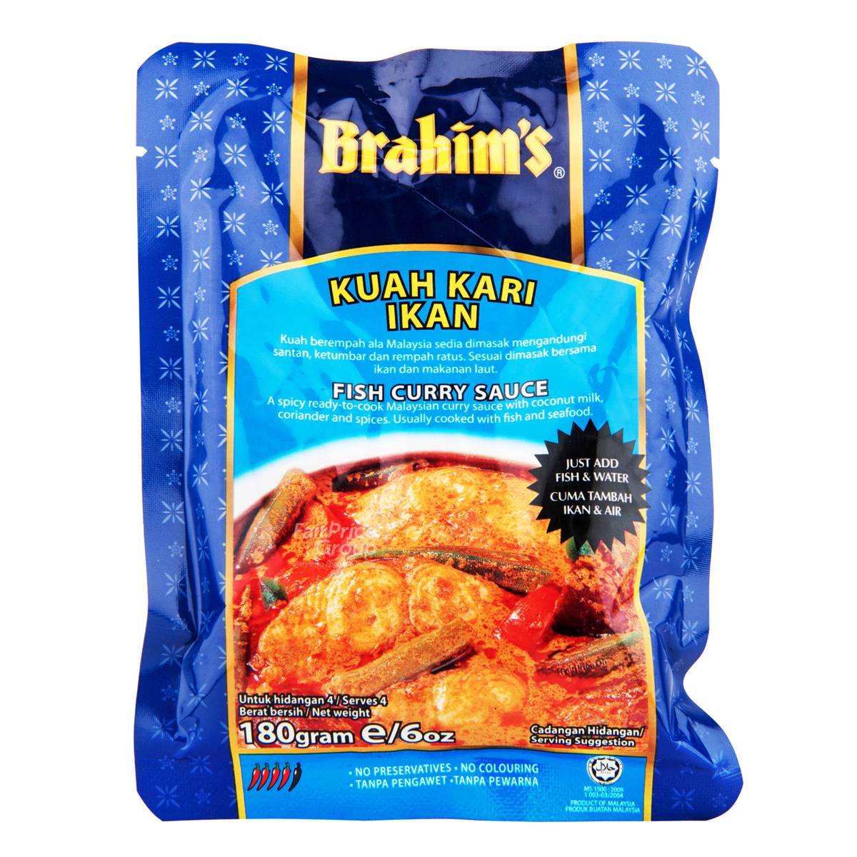 Brahim's Curry Sauce - Fish | NTUC FairPrice