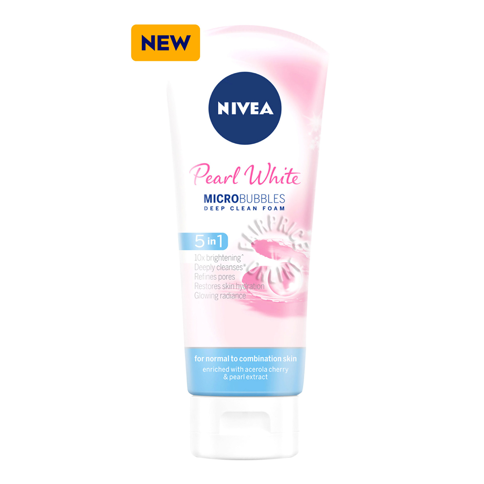 Nivea White Pearl Foam Cleanser - Glowy Hydrating | NTUC FairPrice
