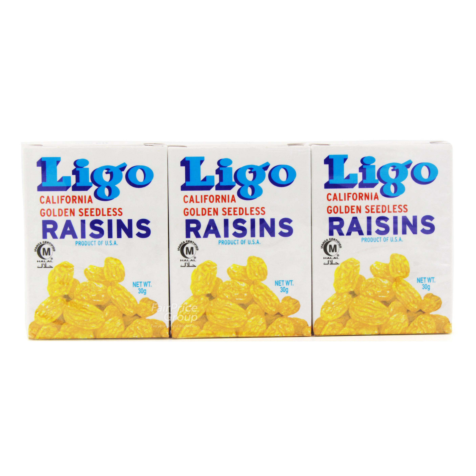 Ligo Brand California Seedless Raisins - Golden | NTUC FairPrice