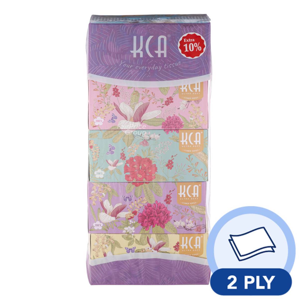 KCA Tissue Box - Facial (2ply) | NTUC FairPrice