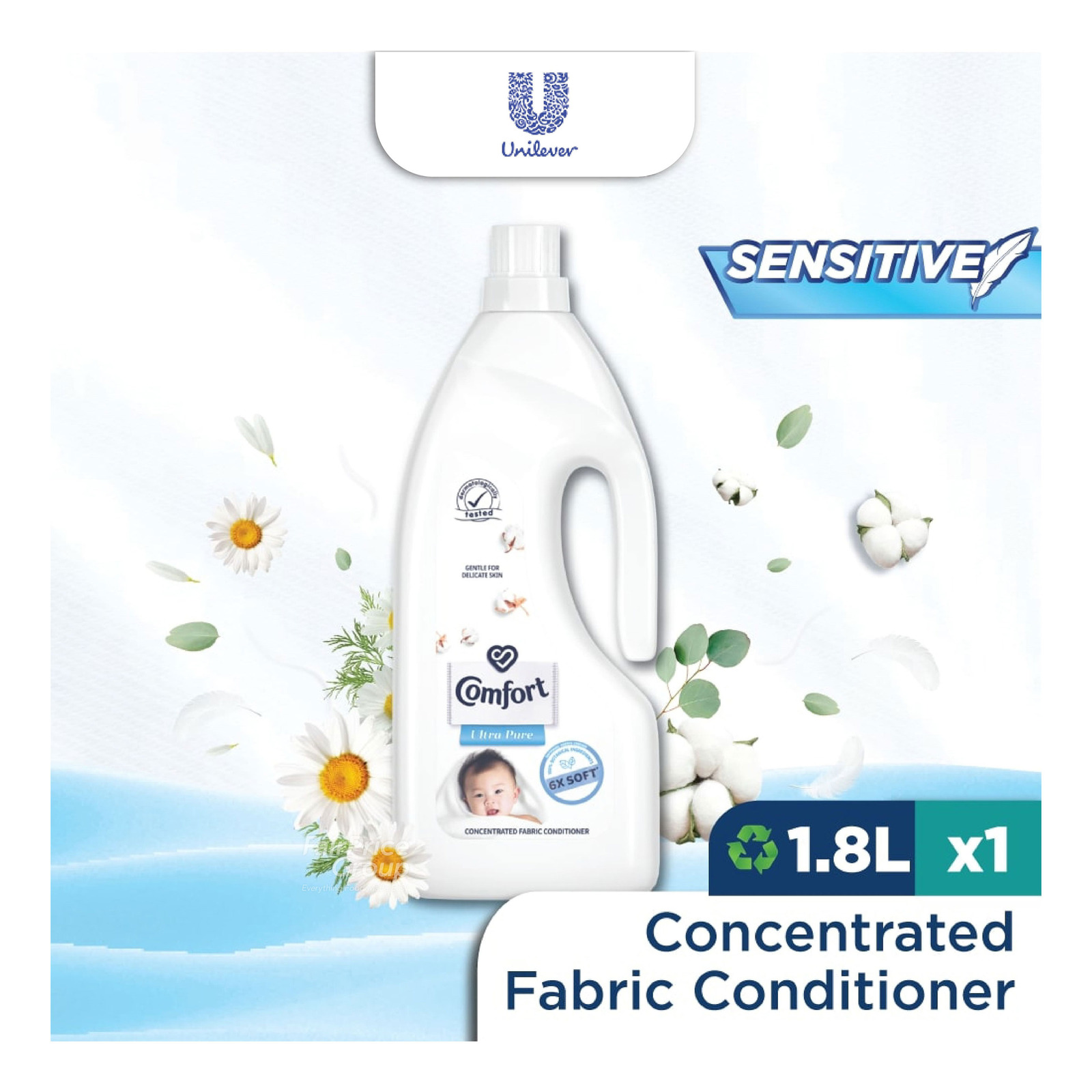 Comfort Ultra Concentrated Fabric Softener - Pure | NTUC FairPrice