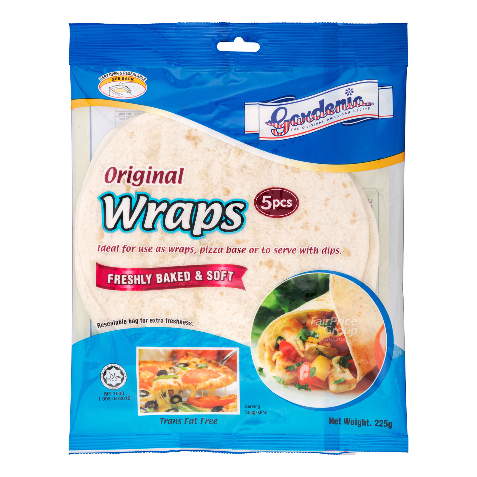 Gardenia Wraps - Original | NTUC FairPrice