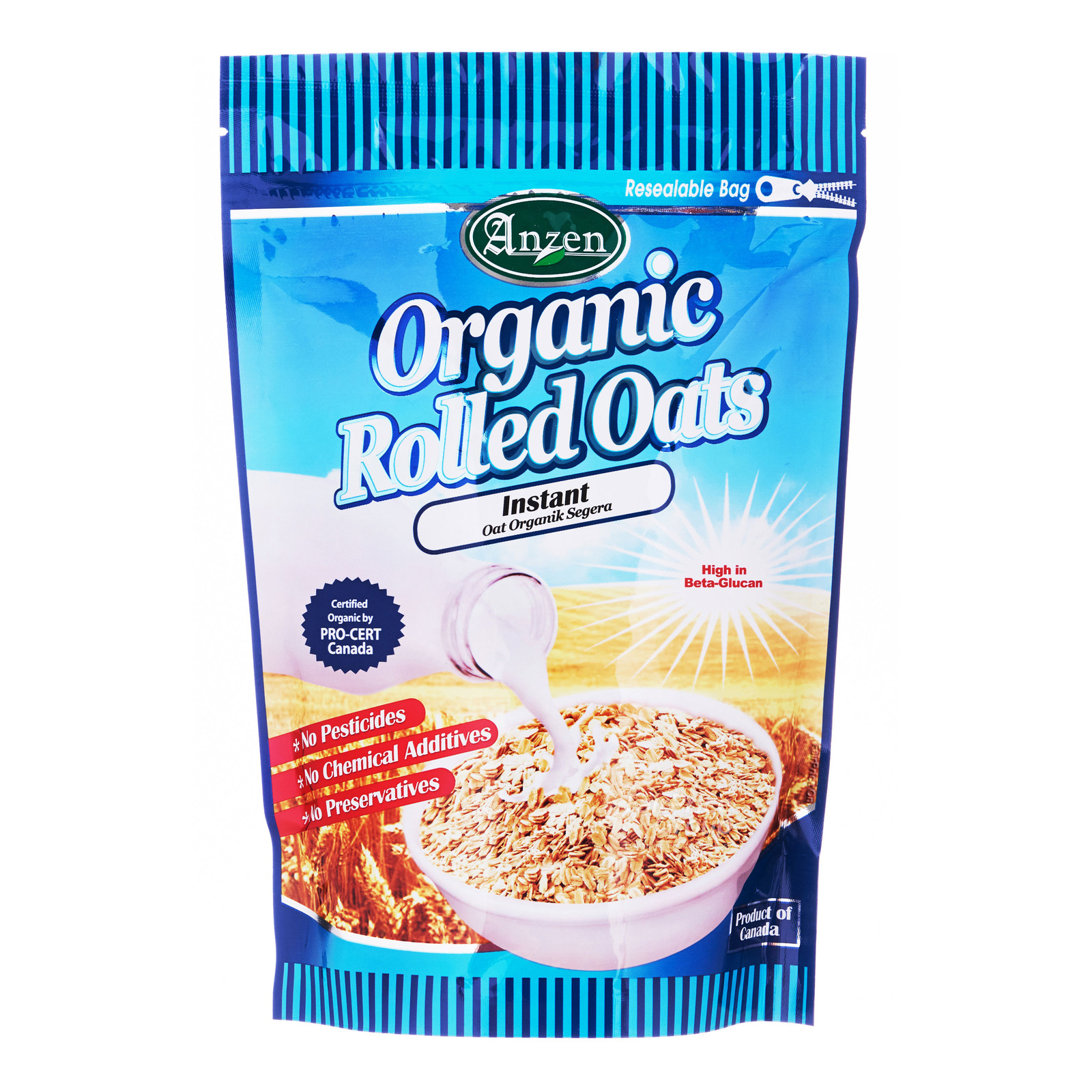 Anzen Organic Rolled Oats - Instant | NTUC FairPrice