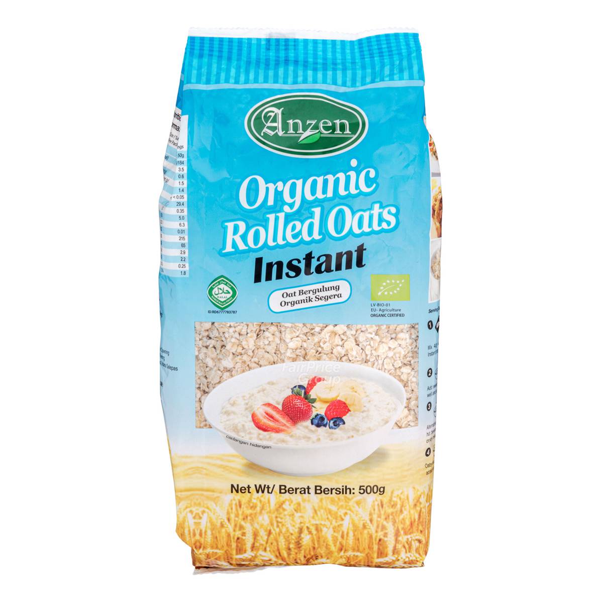 Anzen Organic Rolled Oats - Instant | NTUC FairPrice