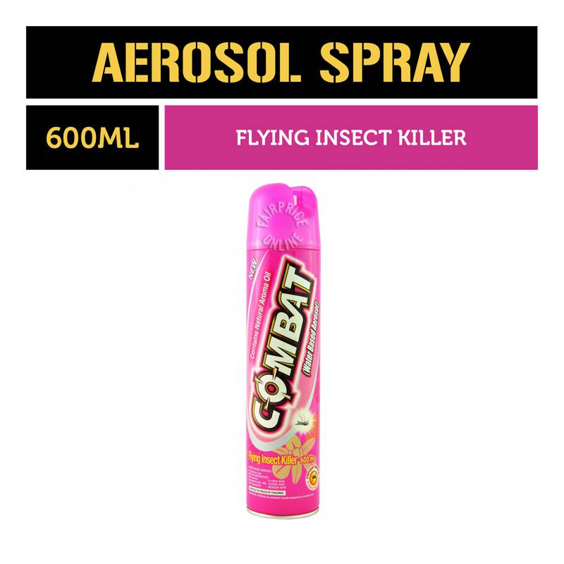 Combat Insect Killer Spray - Flying (Natural Aroma Oil) | NTUC FairPrice