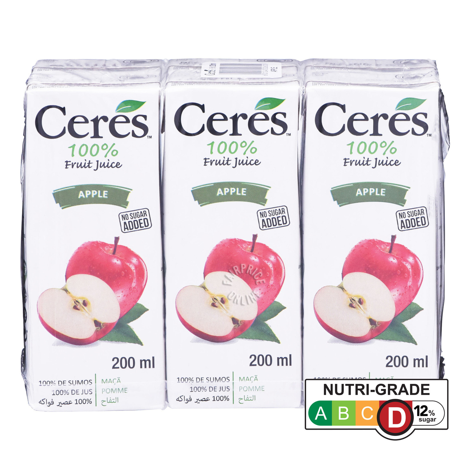 Ceres 100% Juice Packet Drink - Apple | NTUC FairPrice