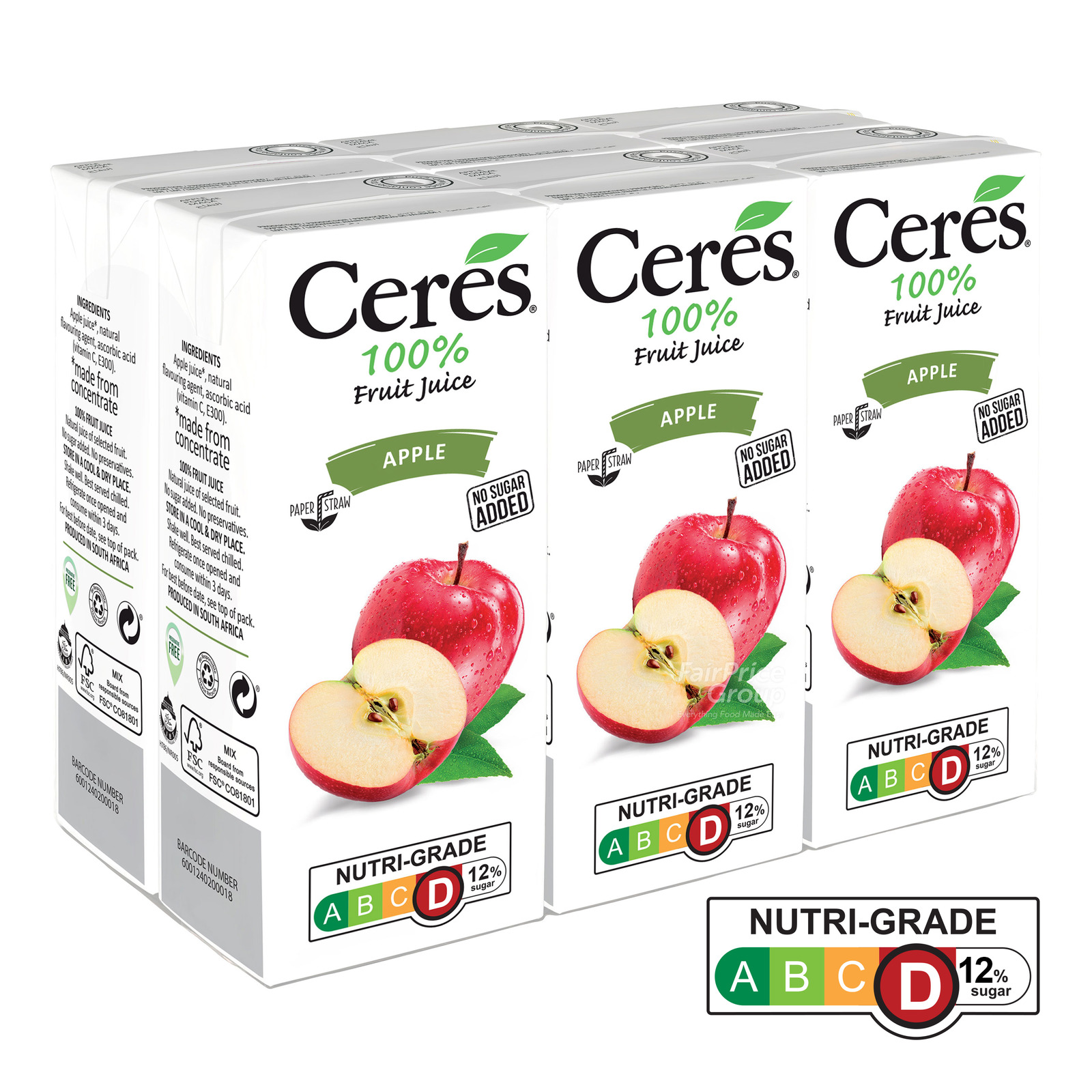 Ceres 100% Juice Packet Drink - Apple | NTUC FairPrice