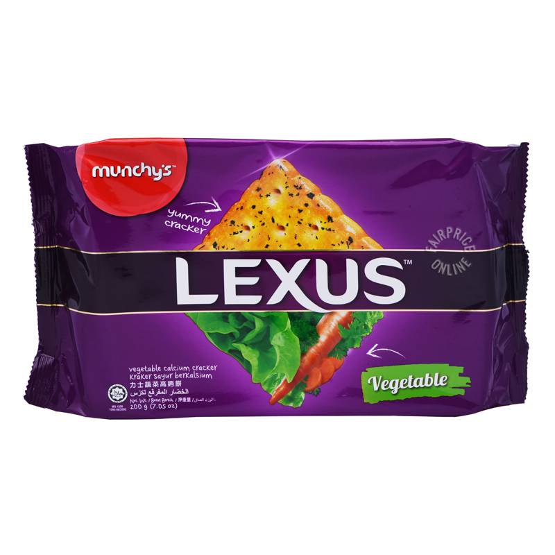 Munchy's Lexus Sandwich Calcium Crackers - Vegetable | NTUC FairPrice