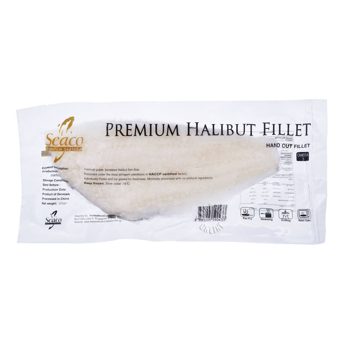 Seaco Frozen Fish Fillet - Premium Halibut | NTUC FairPrice