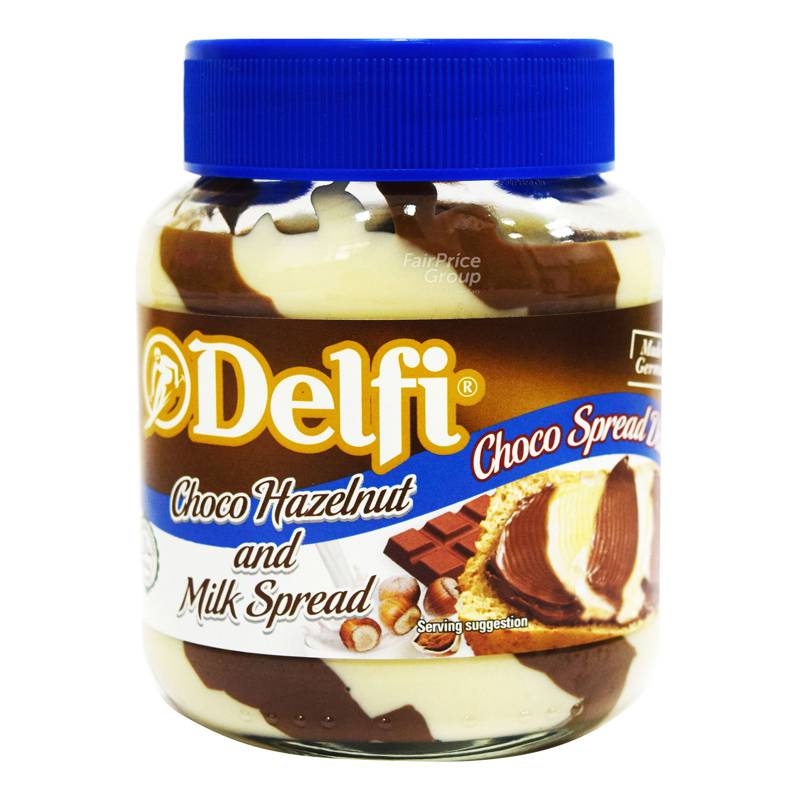 Delfi Chocolate Spread - Choco Hazelnut & Milk | NTUC FairPrice