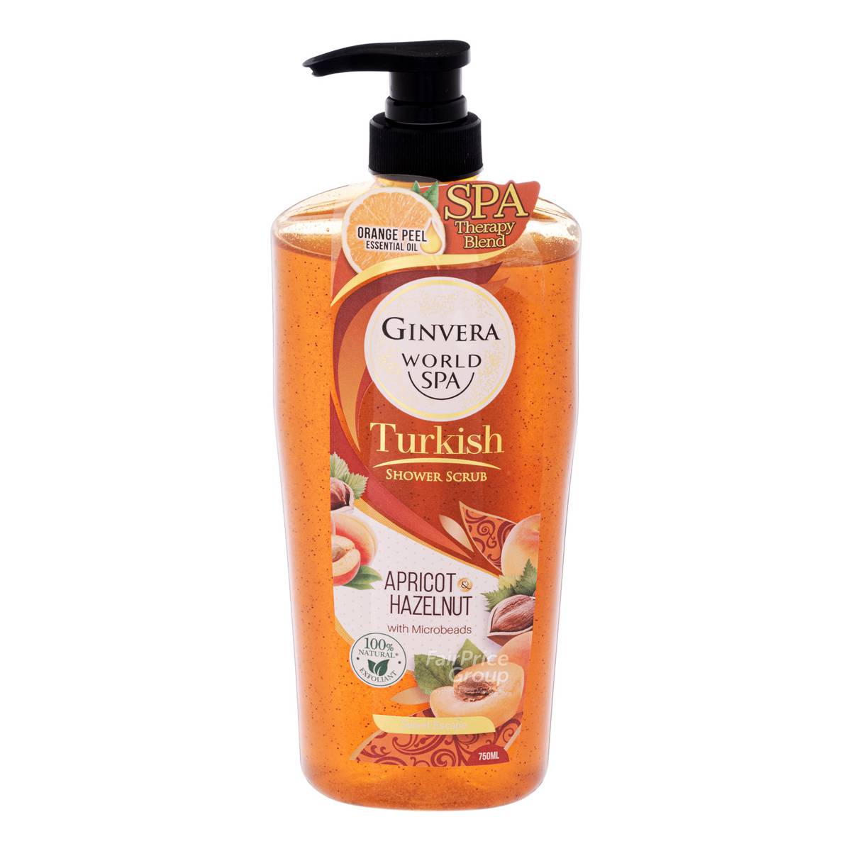 Ginvera World Spa Shower Scrub - Turkish (Apricot & Hazelnut) | NTUC ...