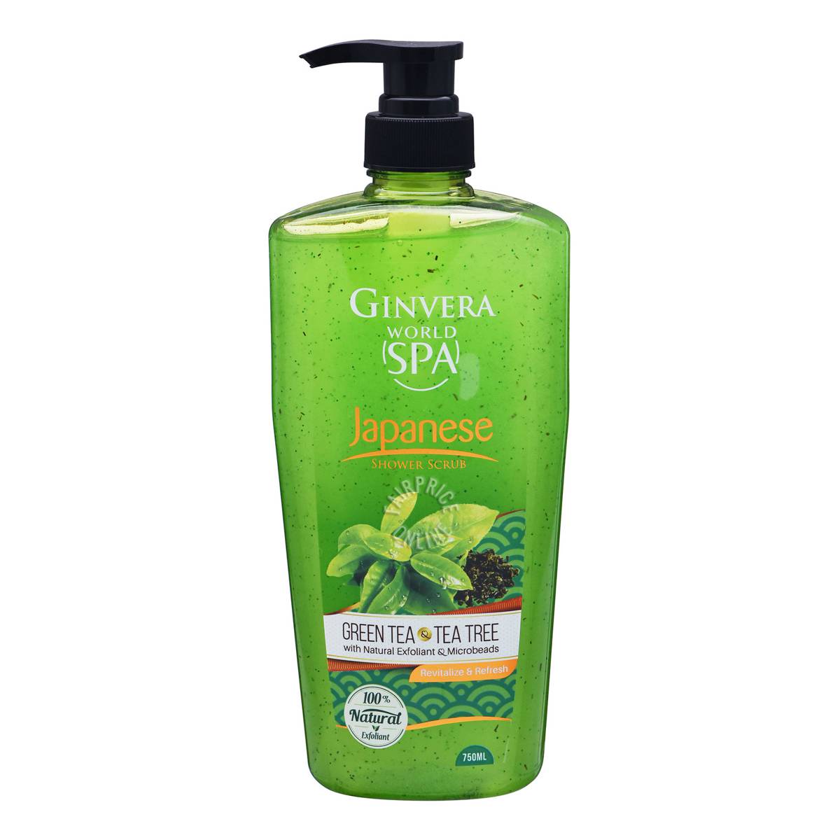 Ginvera World Spa Shower Scrub - Japanese (Green Tea & TeaTree) | NTUC ...