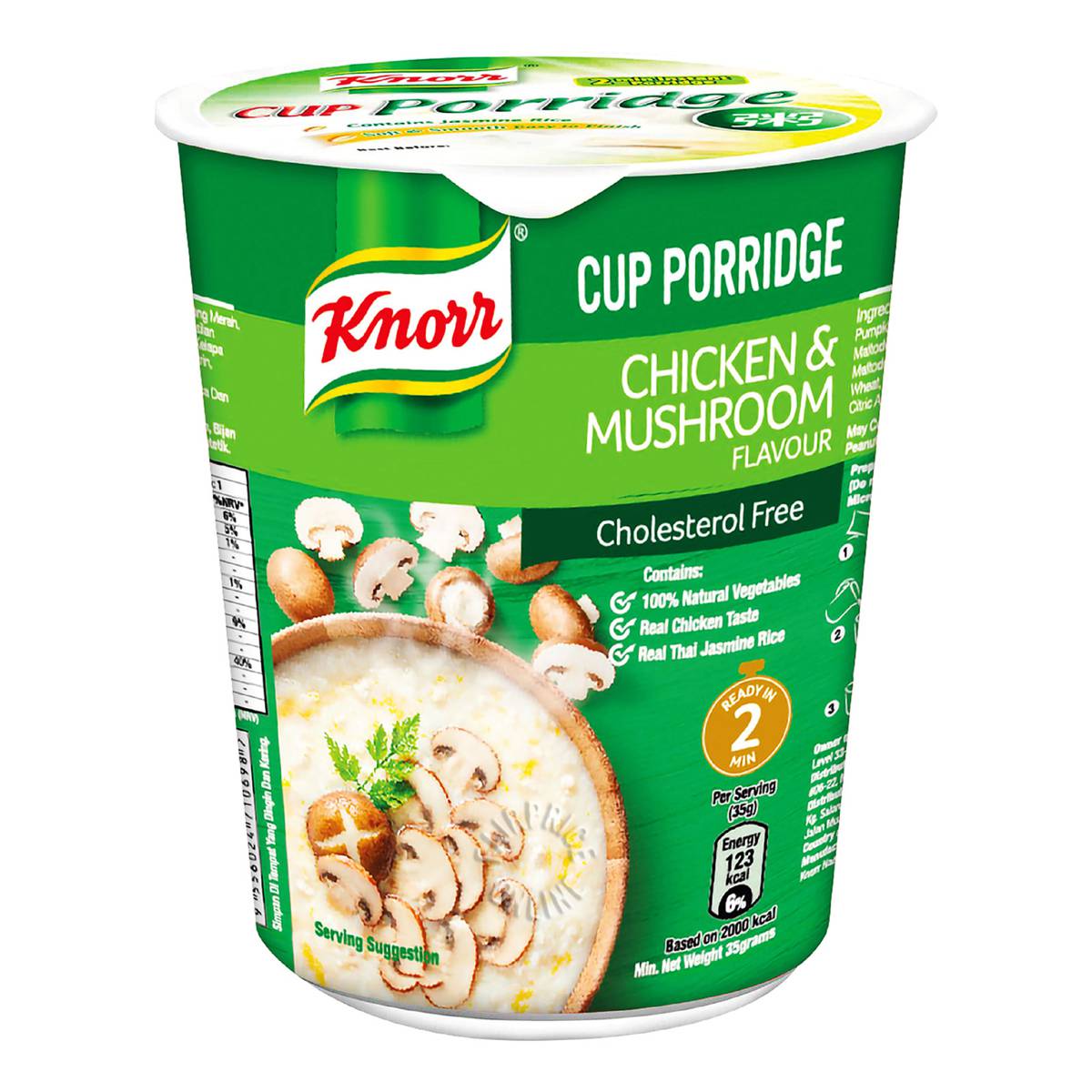 Knorr Instant Cup Porridge - Chicken & Mushroom | NTUC FairPrice