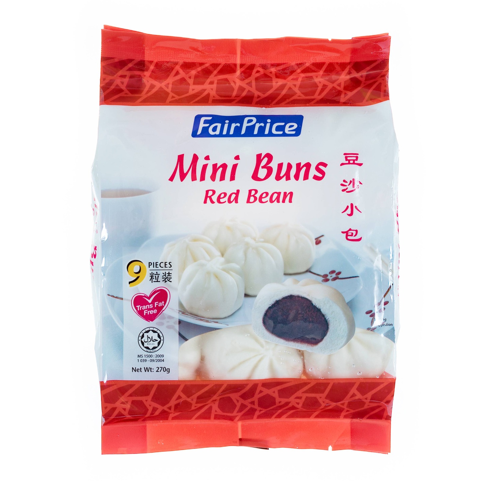 FairPrice Frozen Mini Buns - Red Bean | NTUC FairPrice
