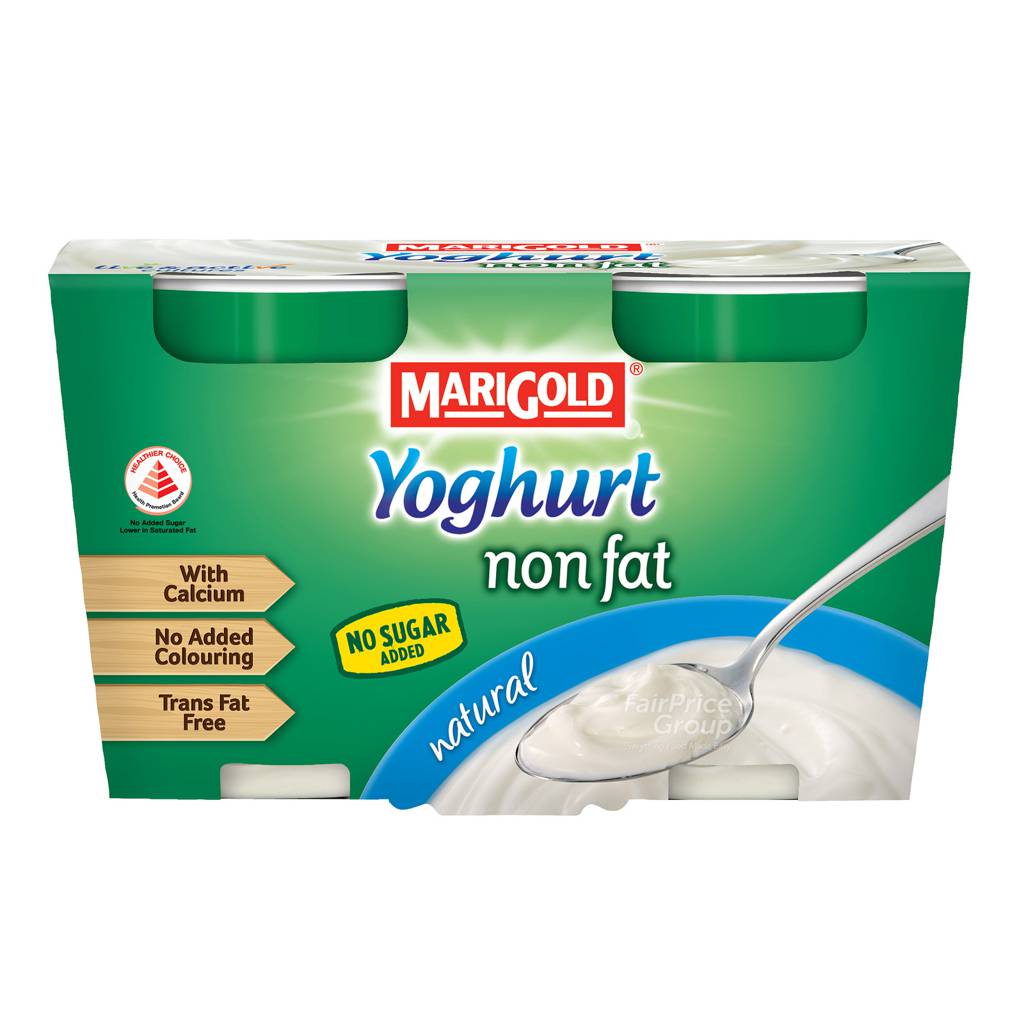 Marigold Non Fat Yoghurt - Natural | NTUC FairPrice
