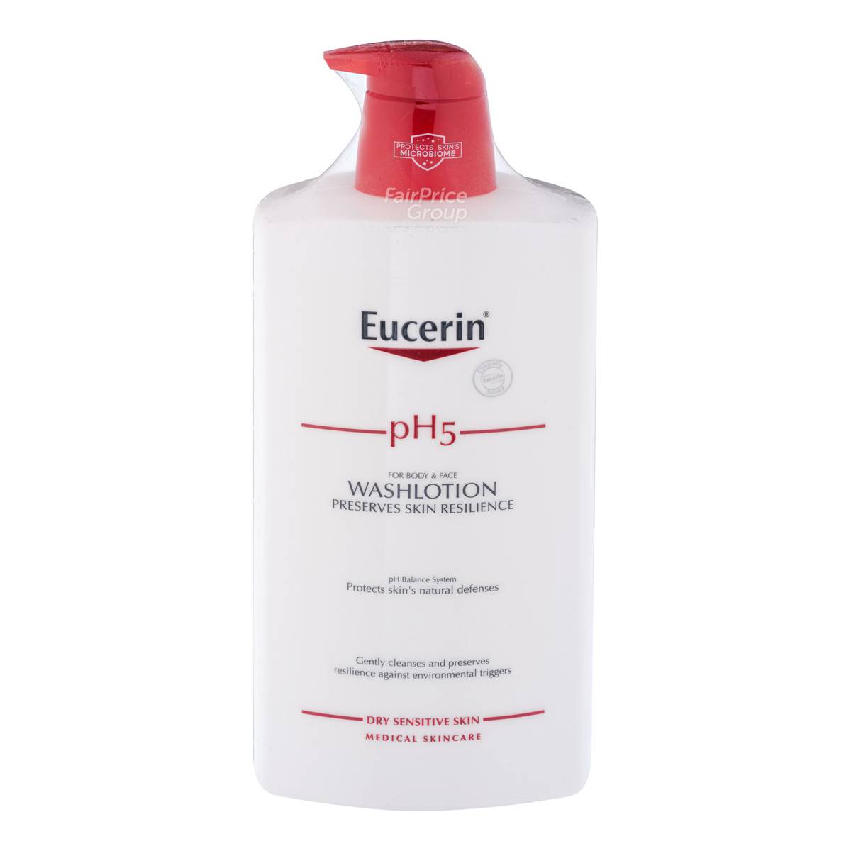 Eucerin Wash Lotion - Skin Protection for Body and Face | NTUC FairPrice
