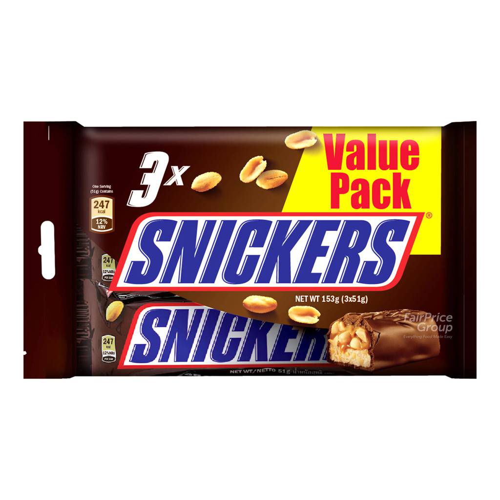 Snickers Chocolate Bar - Peanut | NTUC FairPrice