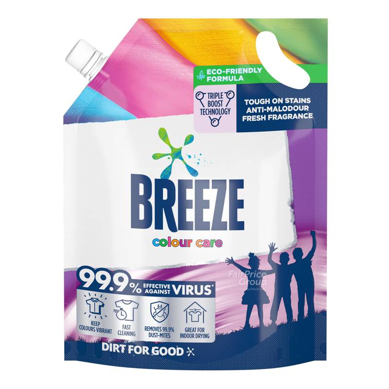 Breeze Liquid Detergent Refill - Colour Care | NTUC FairPrice