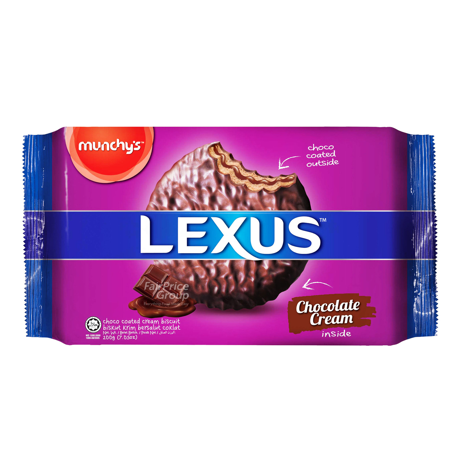 Munchy's Lexus Sandwich Biscuits - Chocolate | NTUC FairPrice