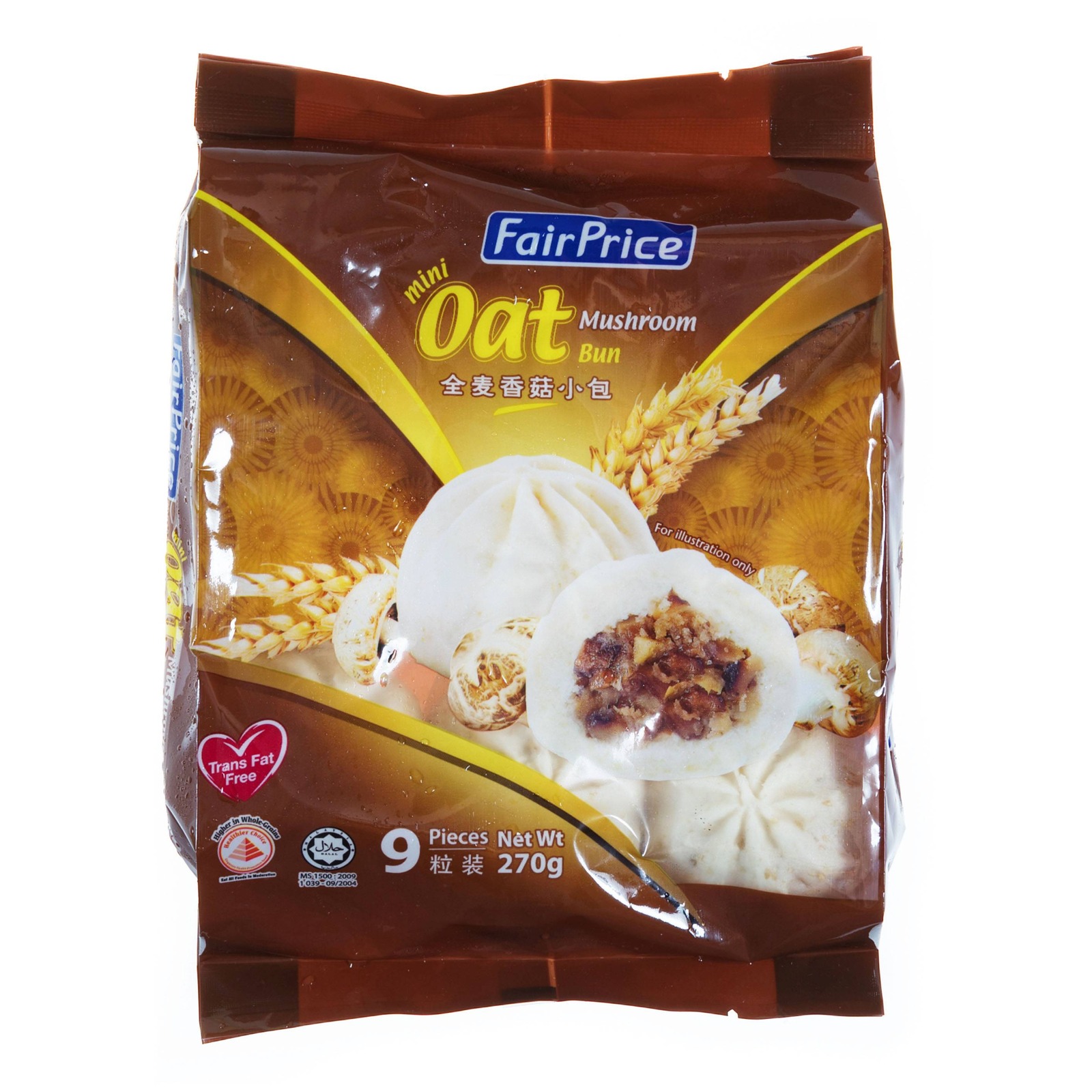 FairPrice Frozen Mini Oat Buns - Mushroom | NTUC FairPrice