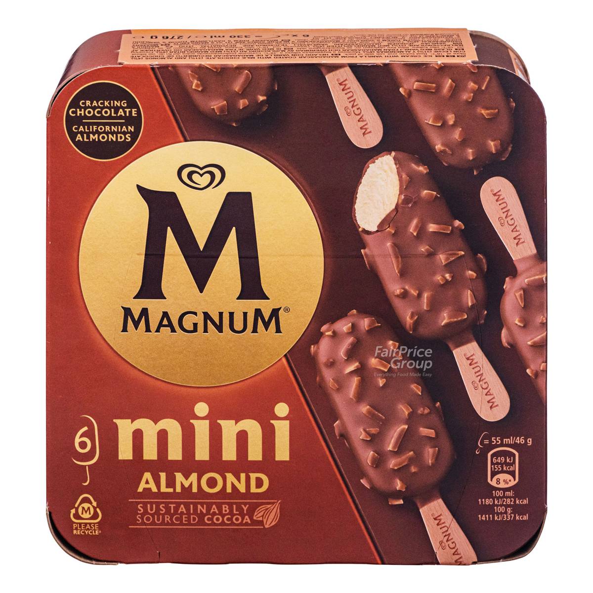Magnum Mini Ice Cream - Almond | NTUC FairPrice
