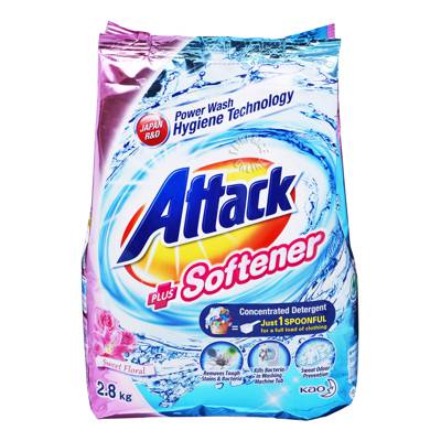 Attack Powder Detergent - Plus Softener (Sweet Floral) | NTUC FairPrice