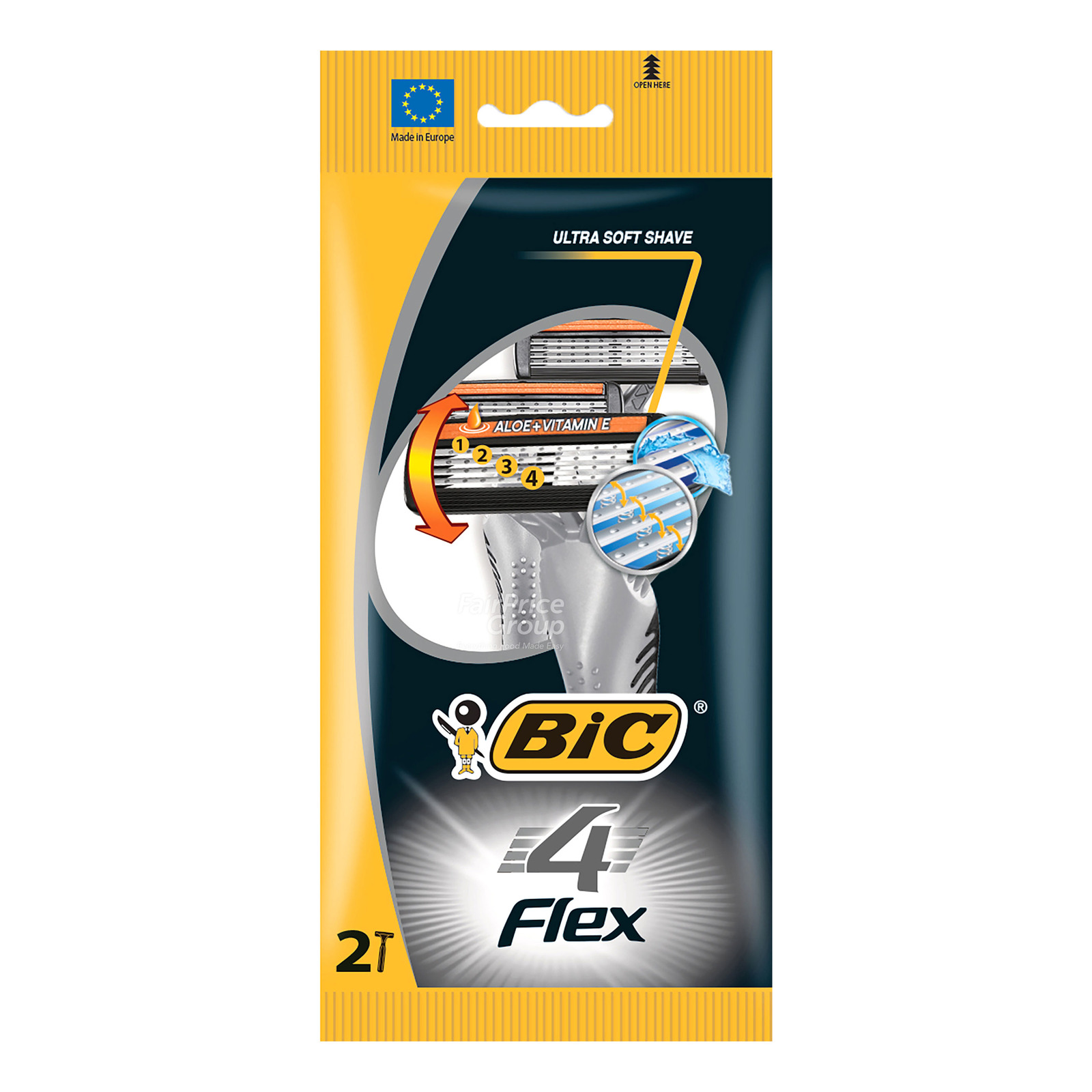 BiC Disposable Razor - Flex 4 | NTUC FairPrice