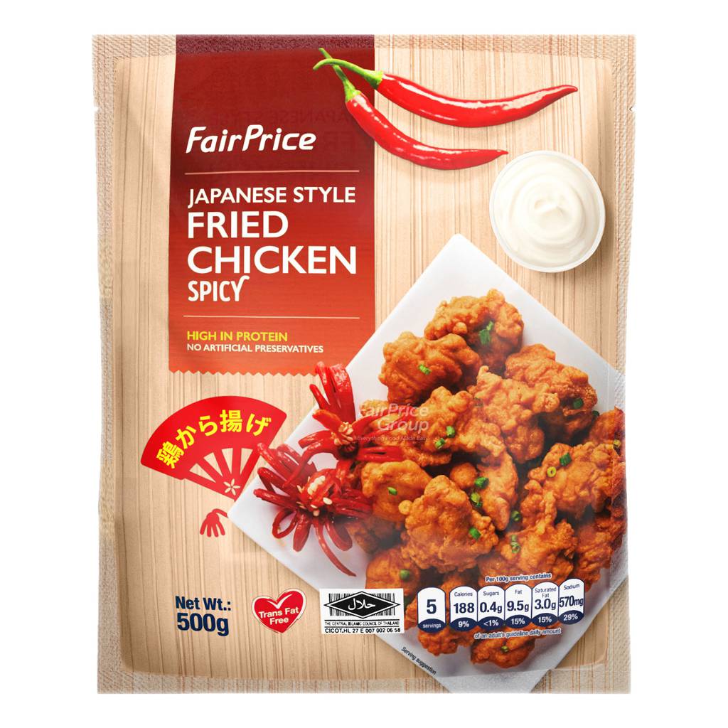 FairPrice Frozen Tori Karaage Japanese Fried Chicken - Spicy | NTUC ...