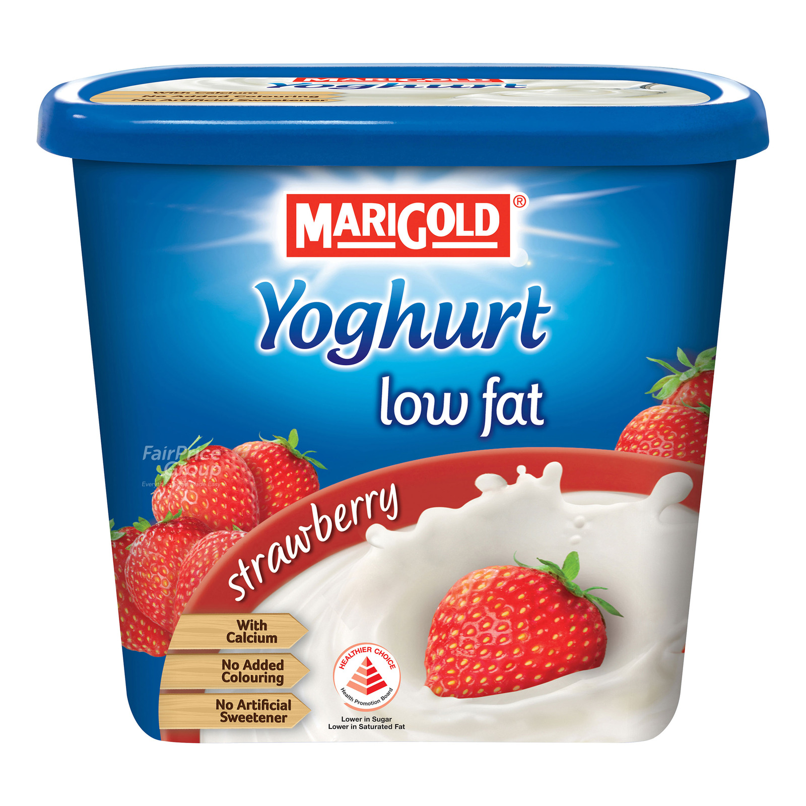 Marigold Low Fat Yoghurt - Strawberry | NTUC FairPrice