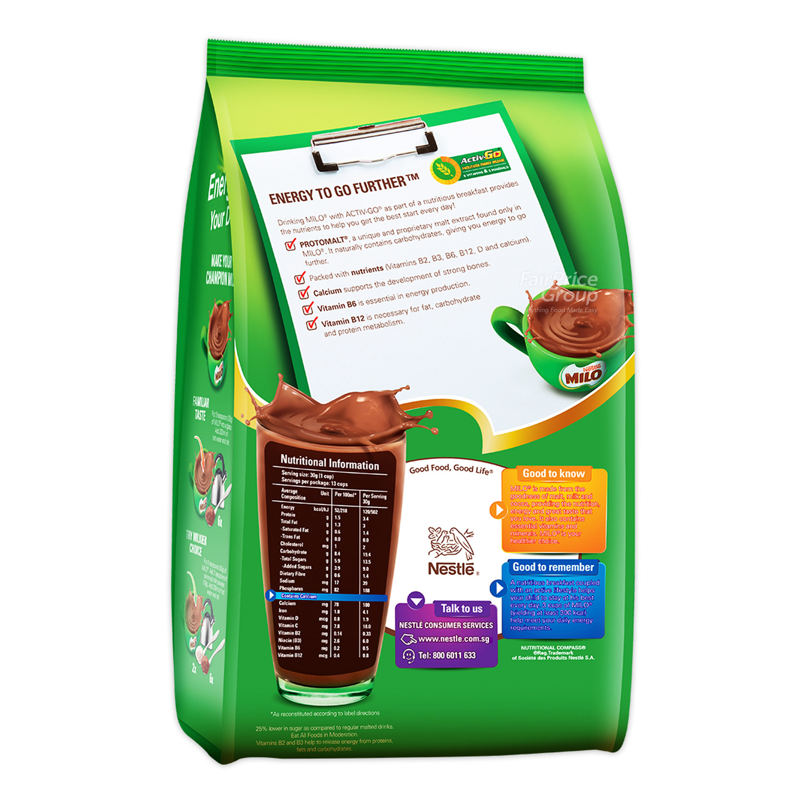 Milo Packet Drink Nutritional Information | Besto Blog