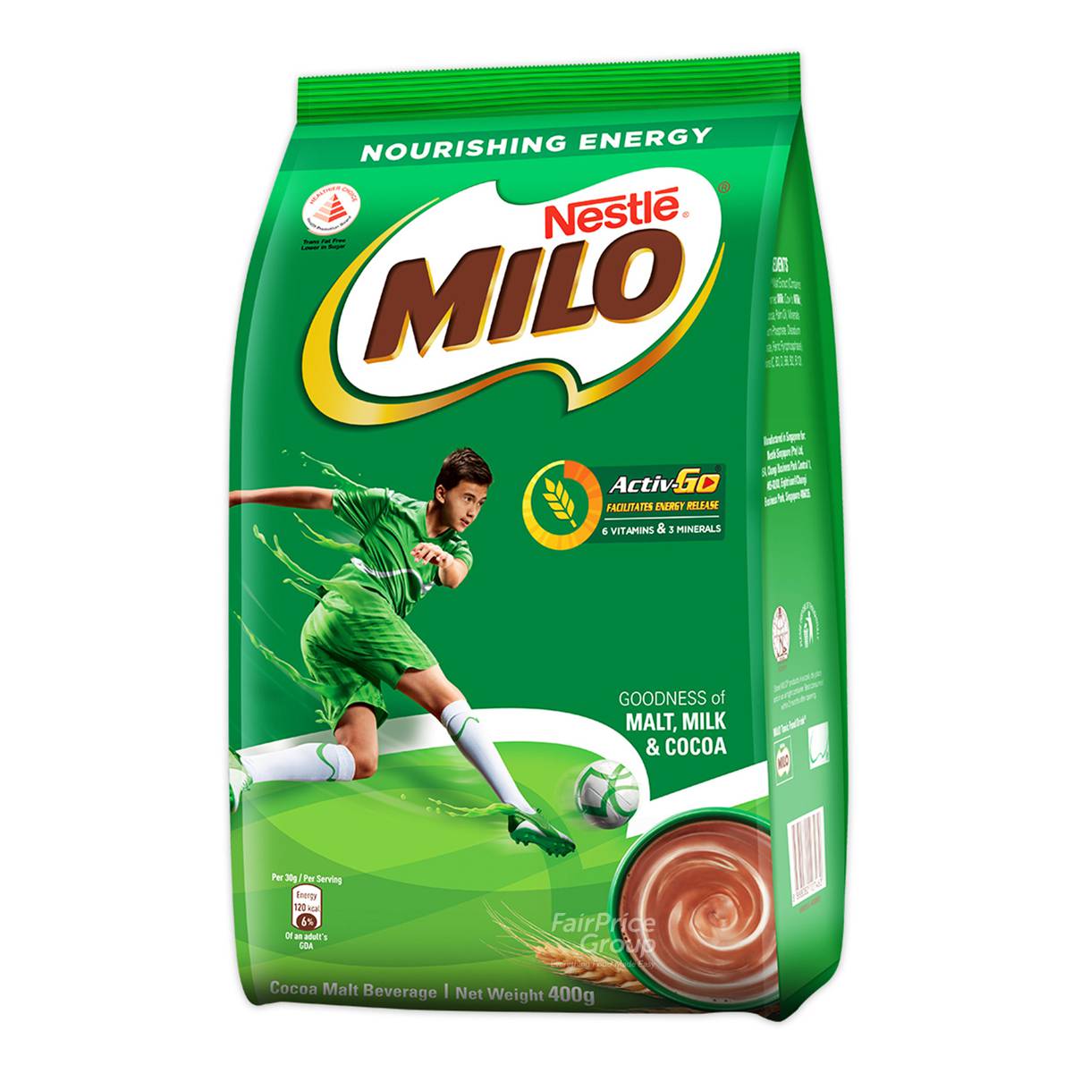 Milo Chocolate Malt Drink Powder with Milk - Regular | NTUC FairPrice