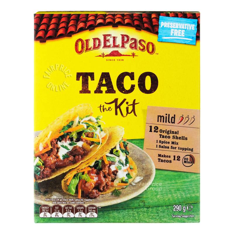 Old El Paso Taco Kit - Mild Spicy | NTUC FairPrice